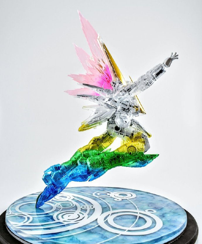 The correct way to play the transparent gunpla, the gradient painting ...