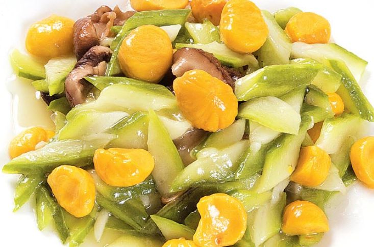 Health Recipe: Roasted Loofah with Chestnut and Mushroom - iNEWS