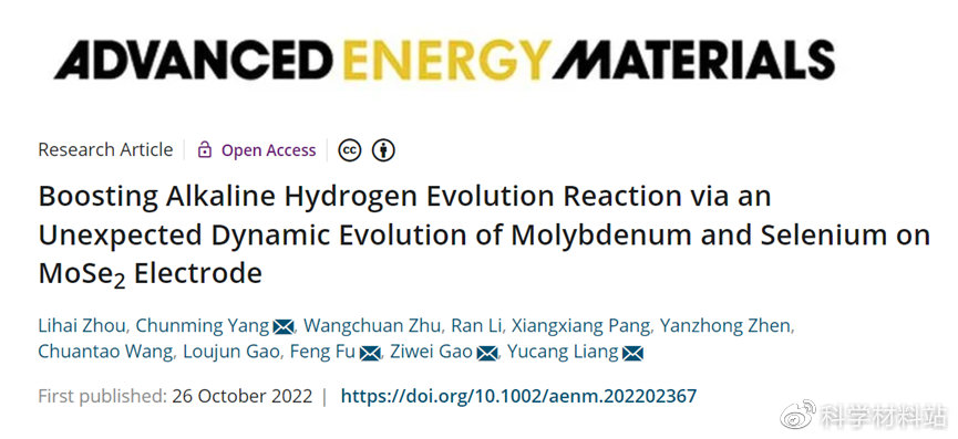 Unexpected dynamic evolution of molybdenum and selenium on MoSe2 ...