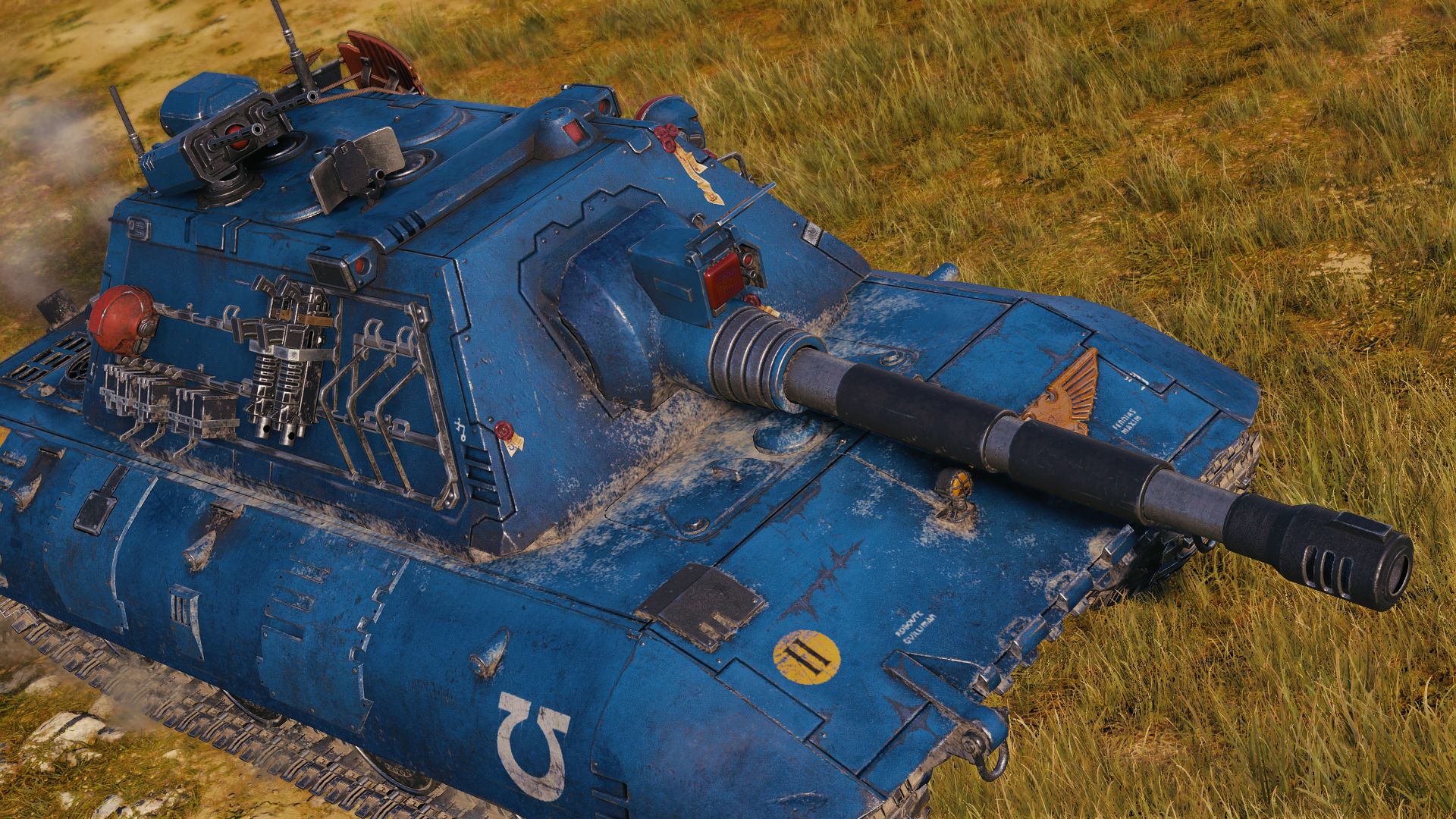 World of Tanks E-100 Ultramarine in 3D style - iNEWS