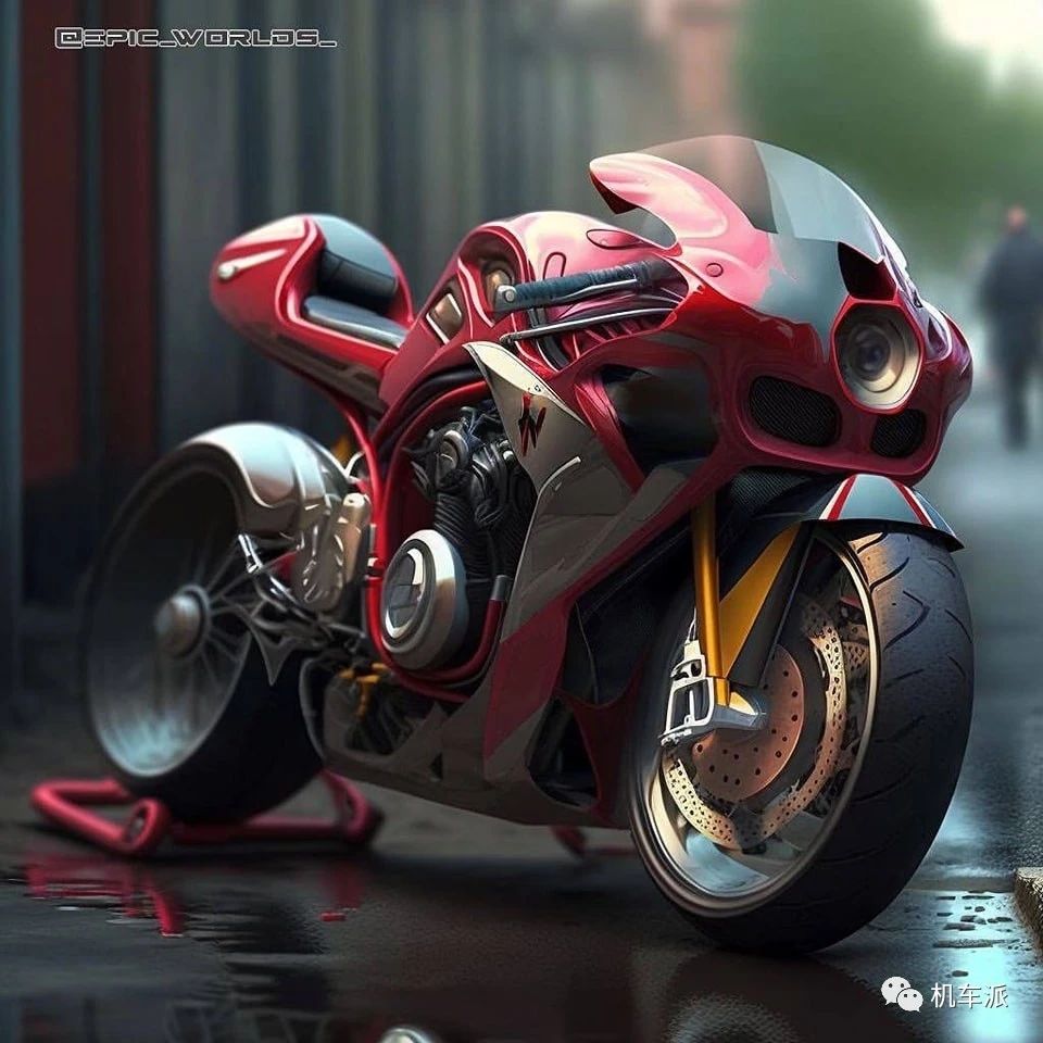 Welcome to the fantasy world Who can not love such a sci-fi motorcycle ...