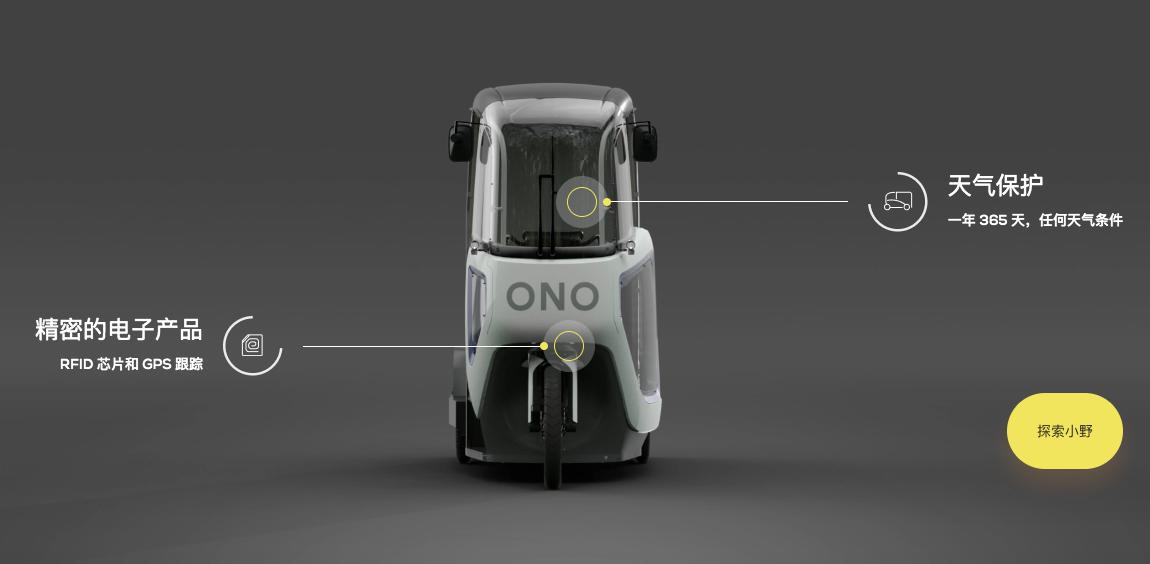 The ONO, an electric freight car favored by Hermès, bumped into a ...