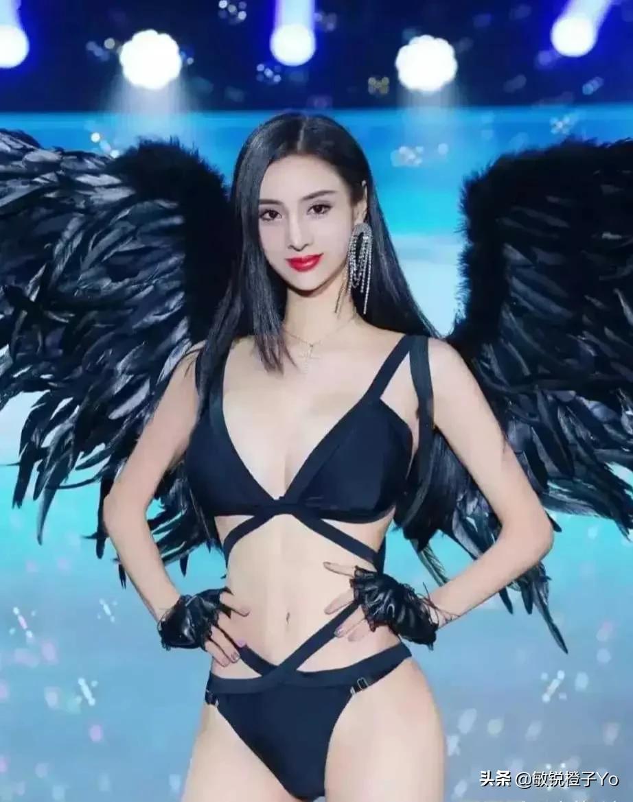 Miss Asia icon Wu Chunyi, natural model figure, plus a pair of wings is so beautiful - iNEWS