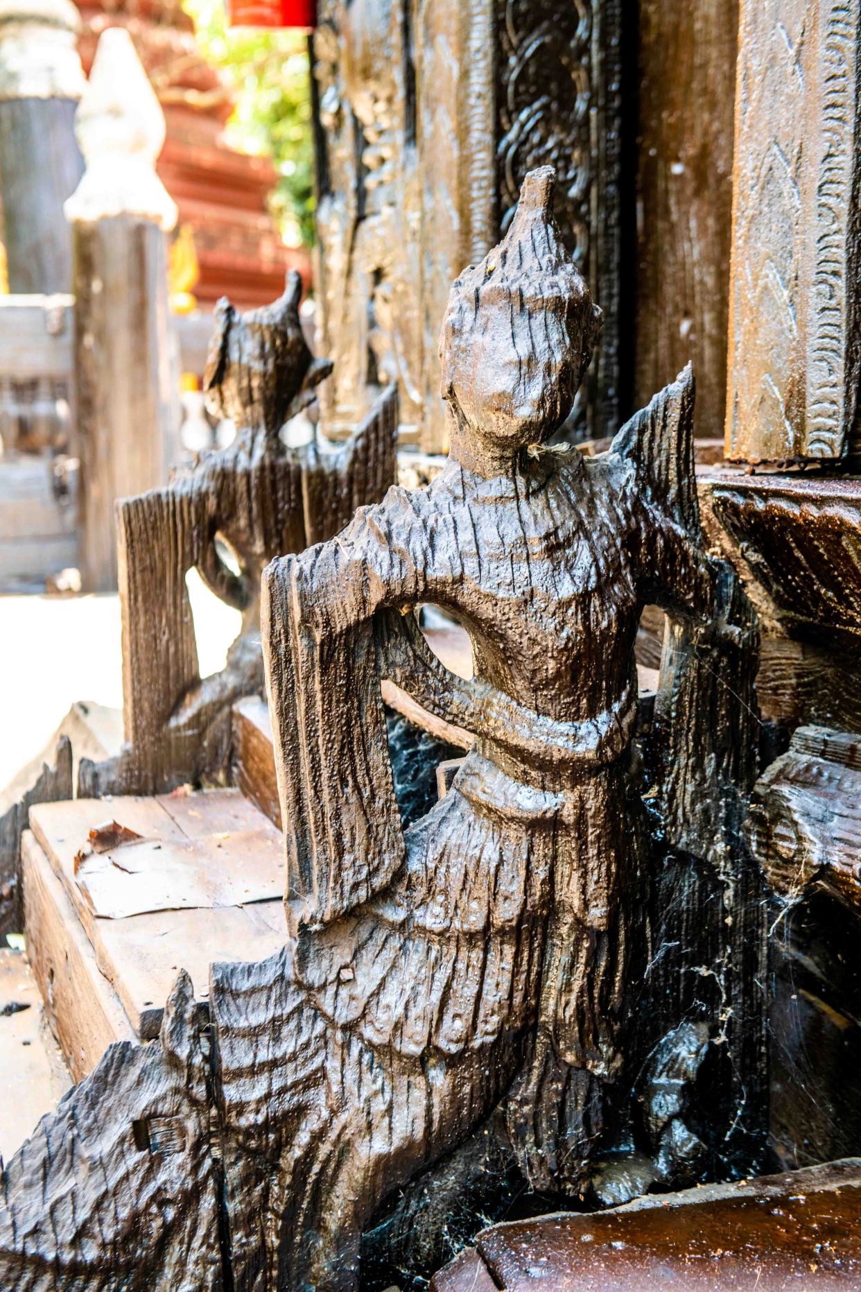 The super magical temple in Myanmar is a miracle in wooden architecture ...
