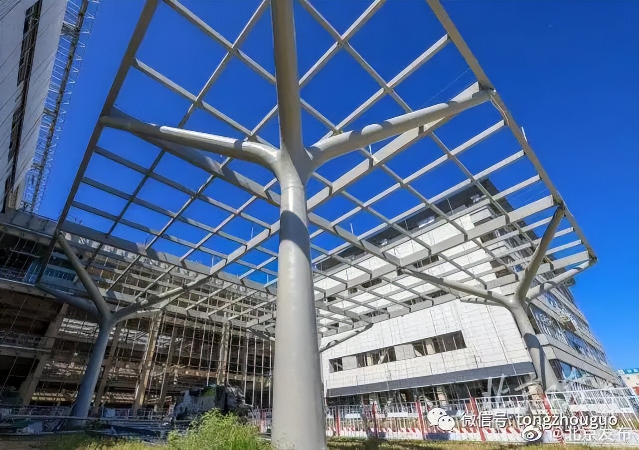 Beijing's largest hospital under construction, Anzhen Tongzhou Branch ...