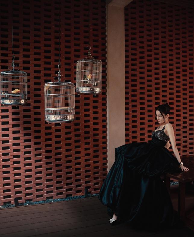 Di Ali Gerba's gorgeous dress for the event is coming, showing off a ...