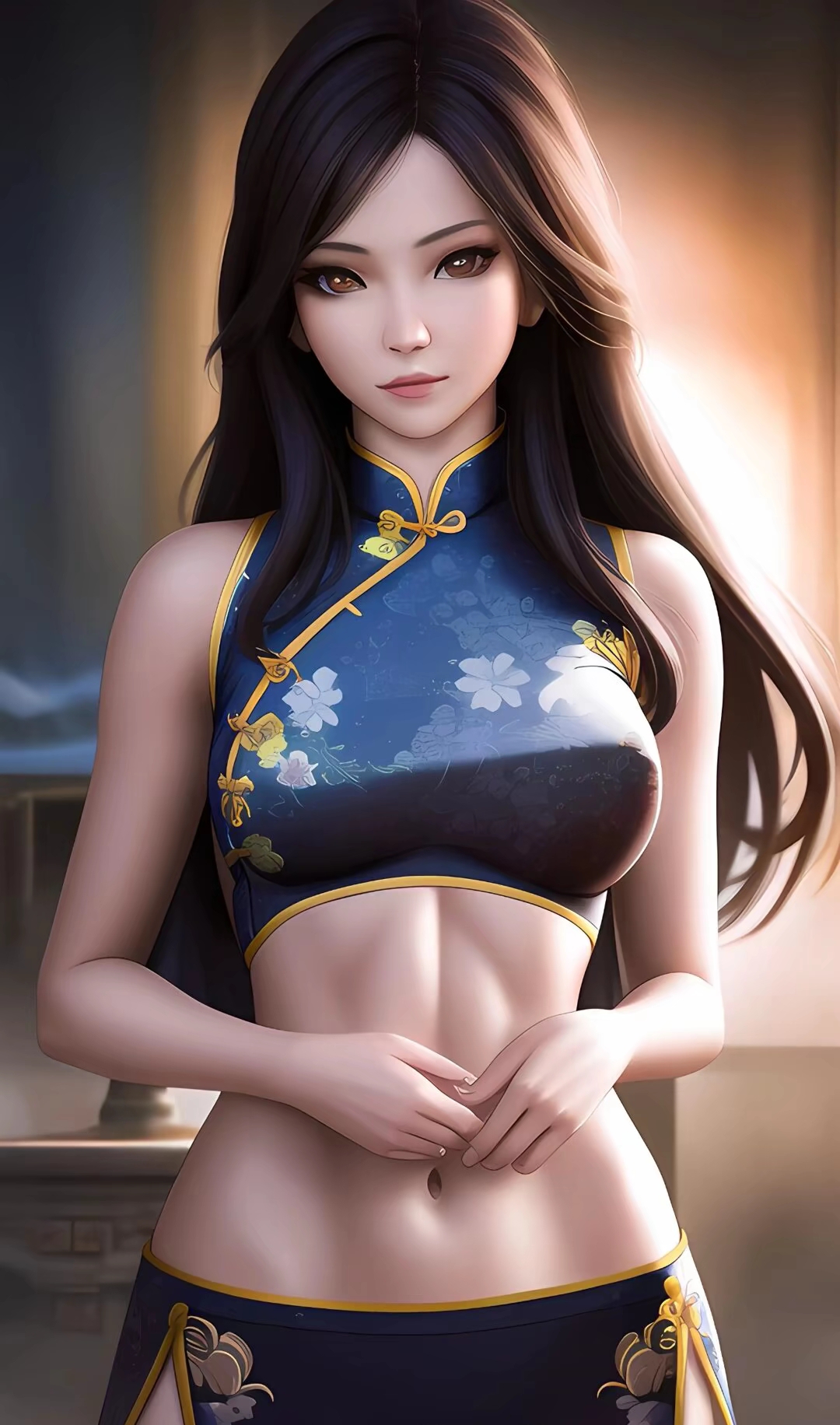 PIXIV's beautiful character illustrations, two-dimensional 3D and AI beautiful girls, enjoy the ...