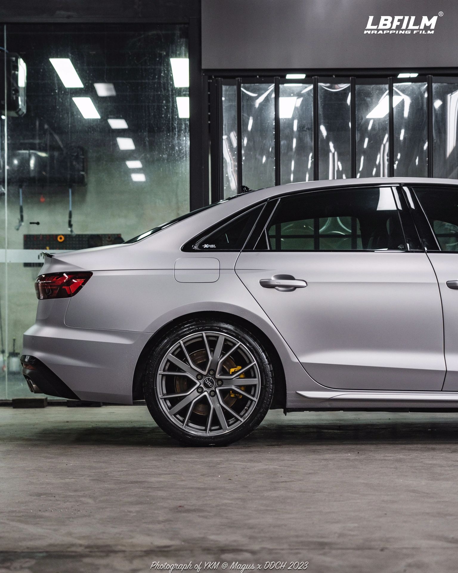 Audi LB color-changing film matte aluminum mercury, a color-changing ...