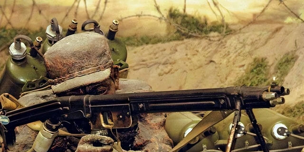 A soldier with a flamethrower targets two Vietnamese women after they ...