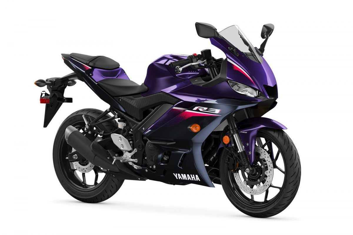2023 YAMAHA YZF-R3 Overseas New Color Release: Phantom Purple Dream ...
