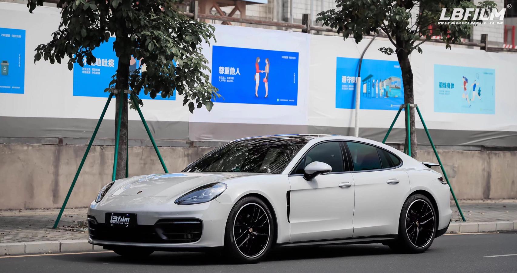 Porsche LB original paint matt gray, full of texture - iNEWS