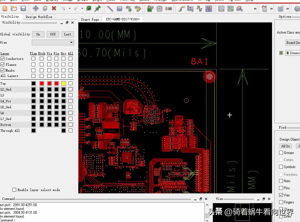 Allegro 17.2 使用Color對話框自定義Visibility面板 - 頭條匯