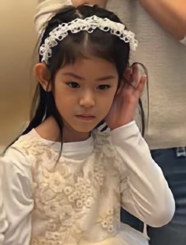 Ruby Lin rarely gets angry!The 6-year-old daughter's frontal photos ...