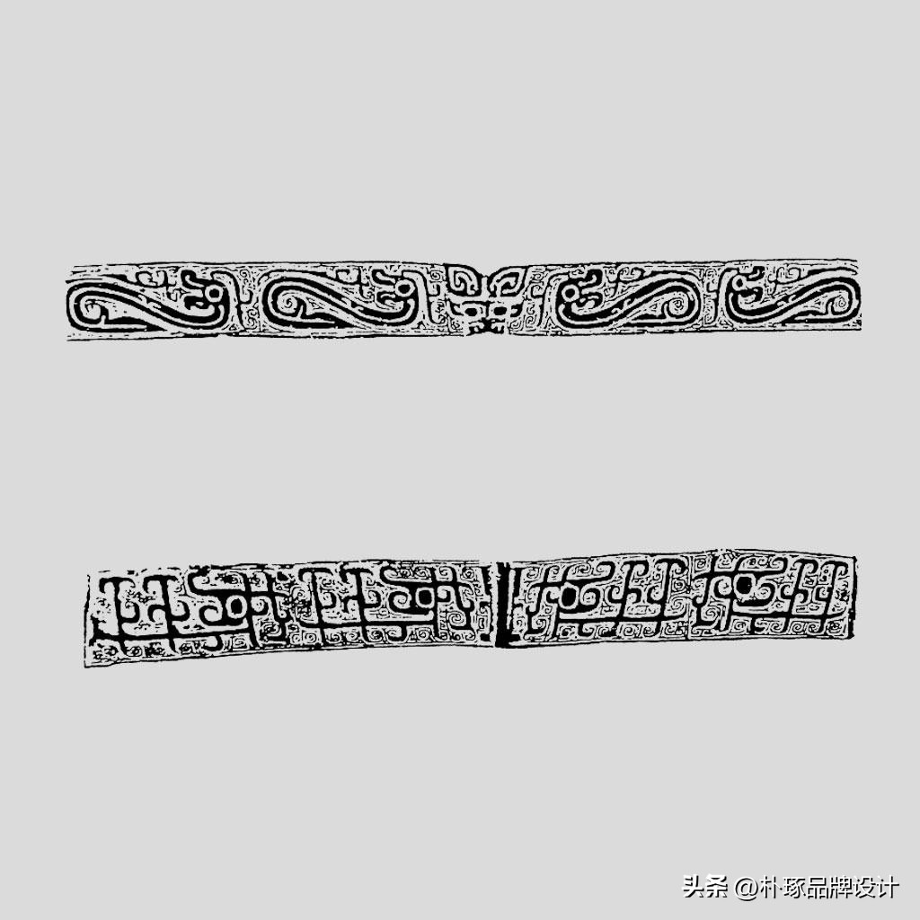 45 traditional Chinese patterns in classic black and white colors ...