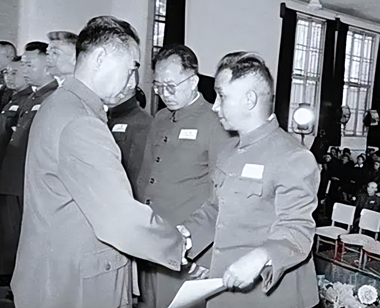 In the ceremony of conferring generals in 1955, why not confer the rank ...