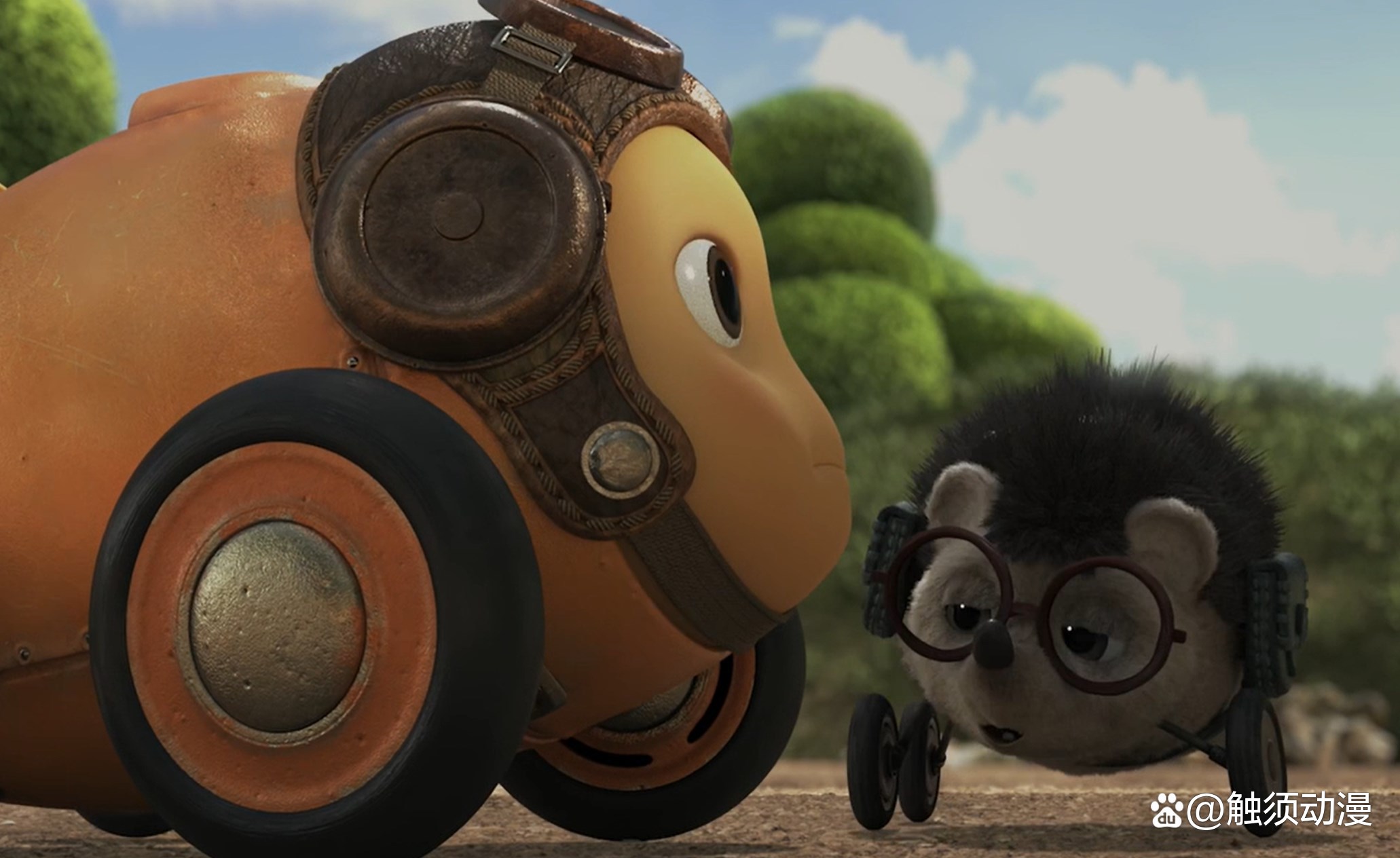 CCTV's 4K 3D animation "Ben Ben Little Speed Car" and the Japanese ...