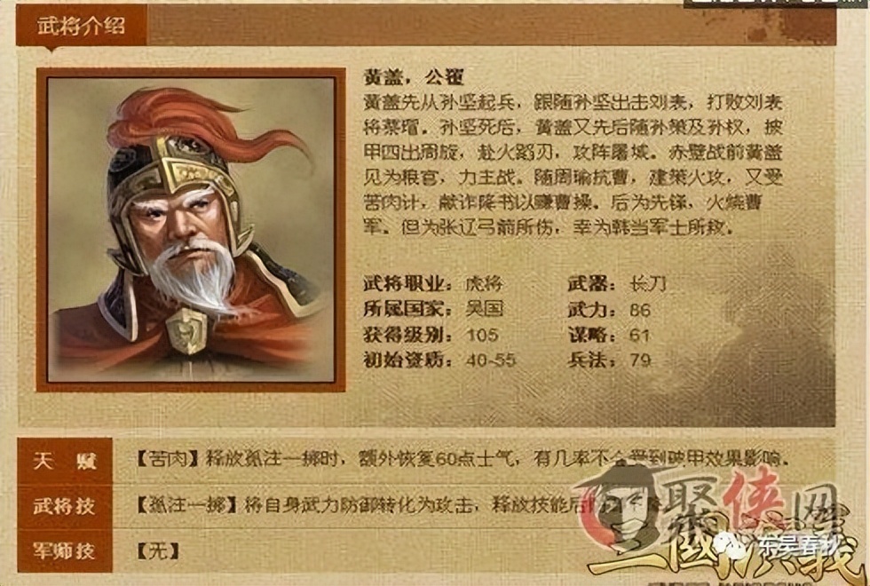 Romance of the Three Kingdoms Character Profile Series 1 (surname Hu ...