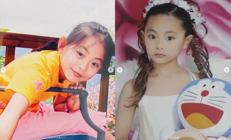 Zhou Ziyu's bathing photos exposed when she was a child! 1.4 million ...