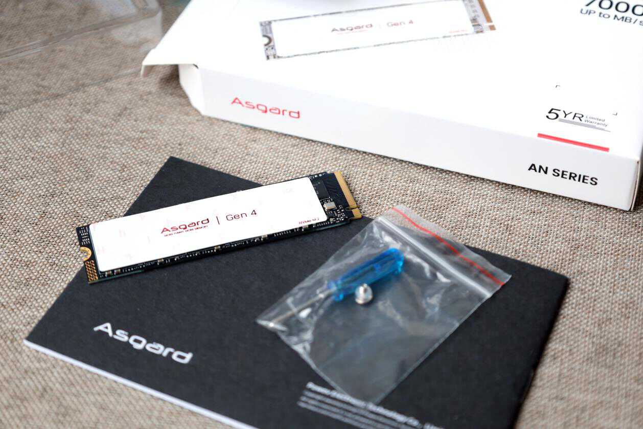 Asgard AN4+ Ssd experience, YMTC flash memory, 2T 600, speed over 7000MB/s - iMedia