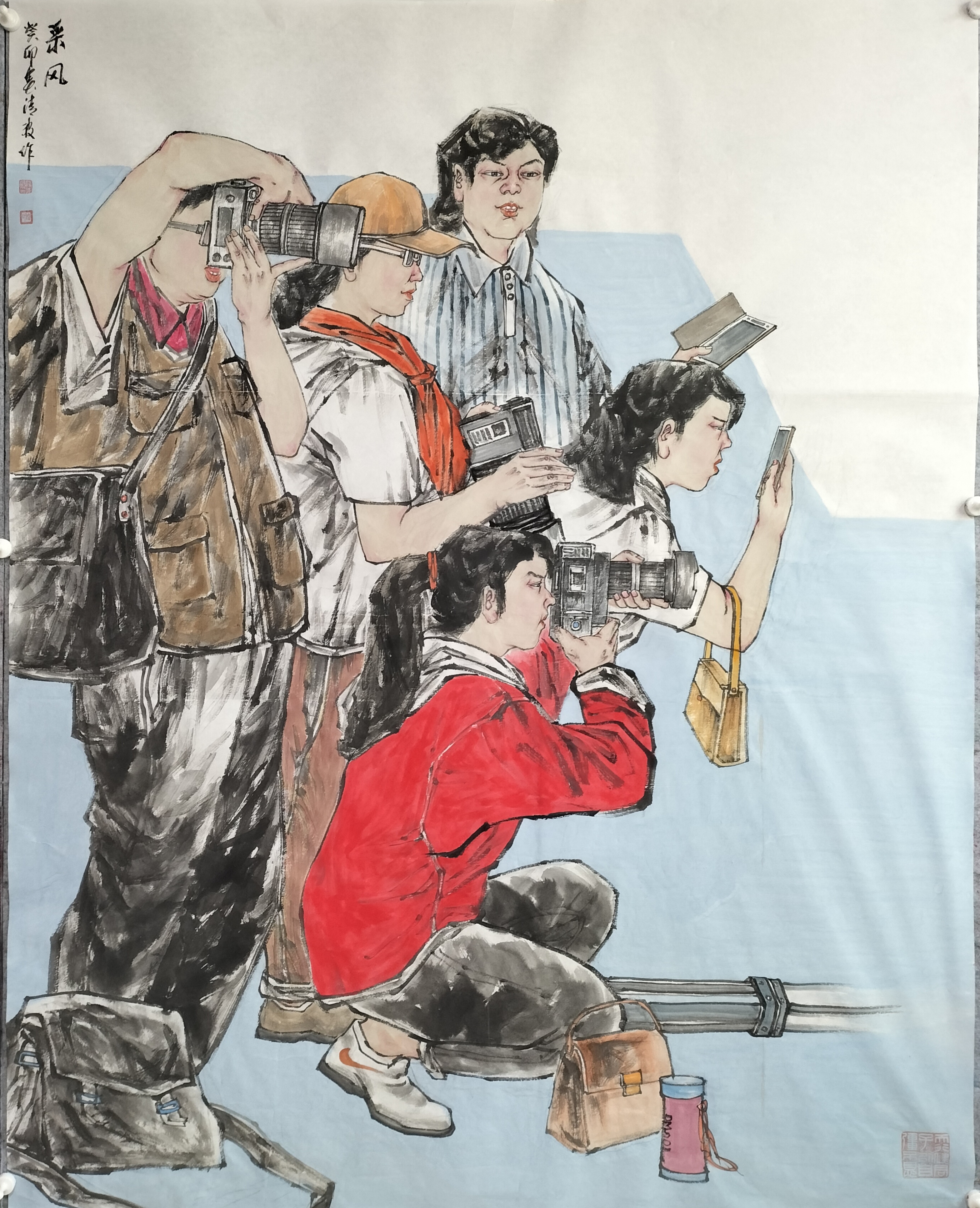 The world of characters drawn by the famous painter Long Qingbo - iMedia