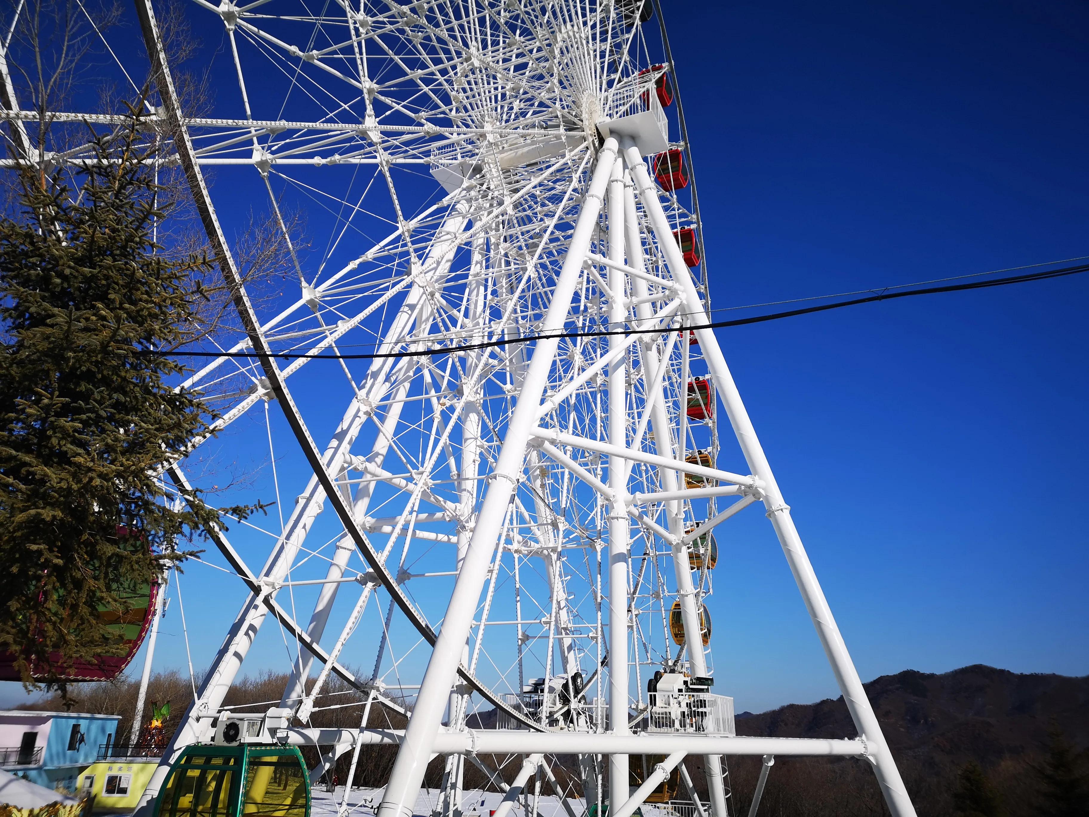 It's really high!The Yunhai Ferris wheel was built in Benxi, the most ...