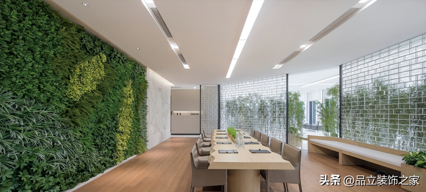 Office meeting room wall decoration feature design - iNEWS