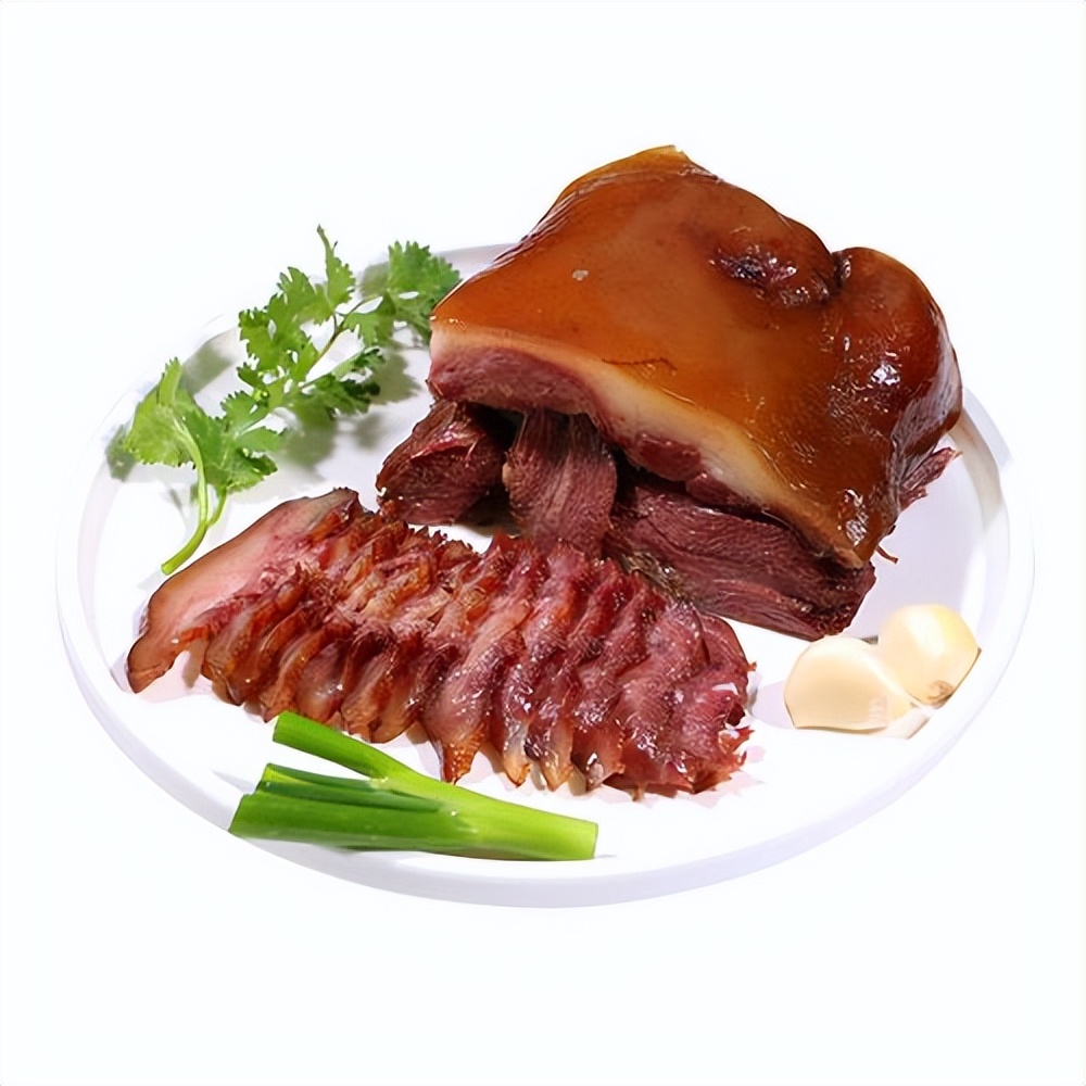 Traditional cooked food grilled pork head meat, teach you the authentic ...