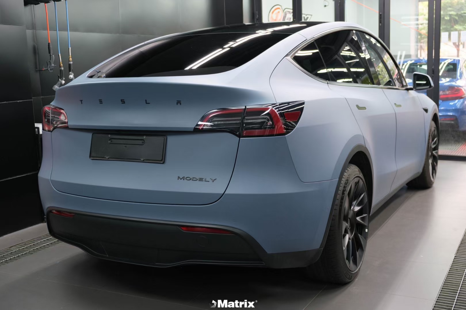 Tesla MODEL3 Diffuse Color Changing Film Gradient Bright Surface Silver ...