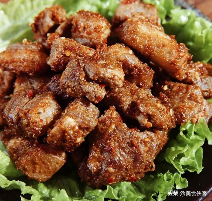 The practice of cumin beef cubes that can be served with wine and ...