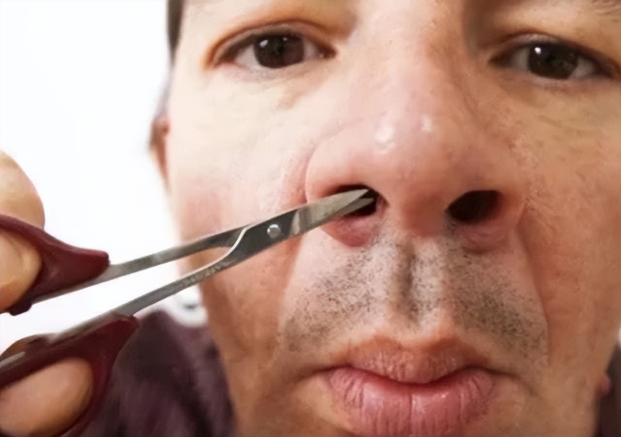 Increased knowledge: what does the man with nose hair "snap out" imply? Why do nose hairs turn ...