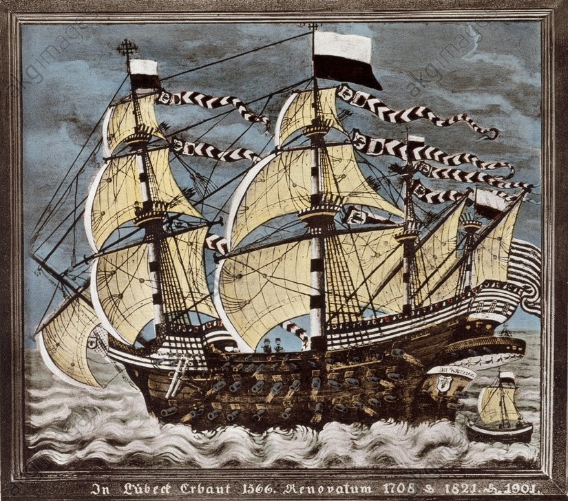 The Eagle of Lübeck: the world's largest ship symbolizing the fall of ...