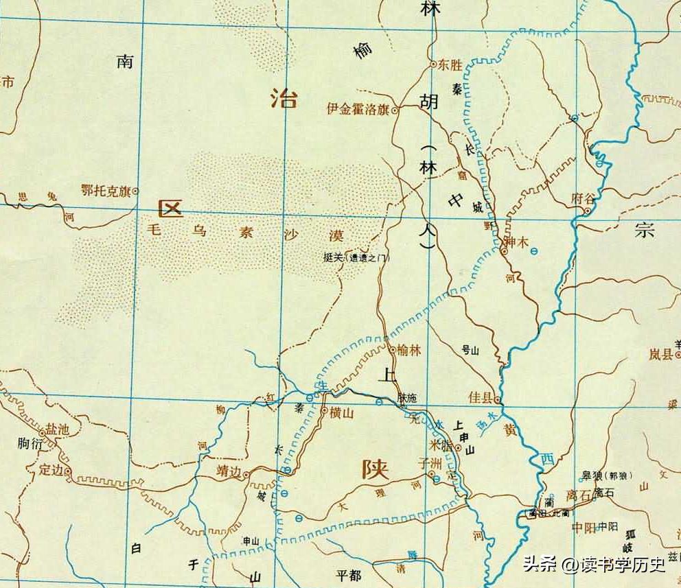 Through the map, understand the historical changes of Yulin City ...