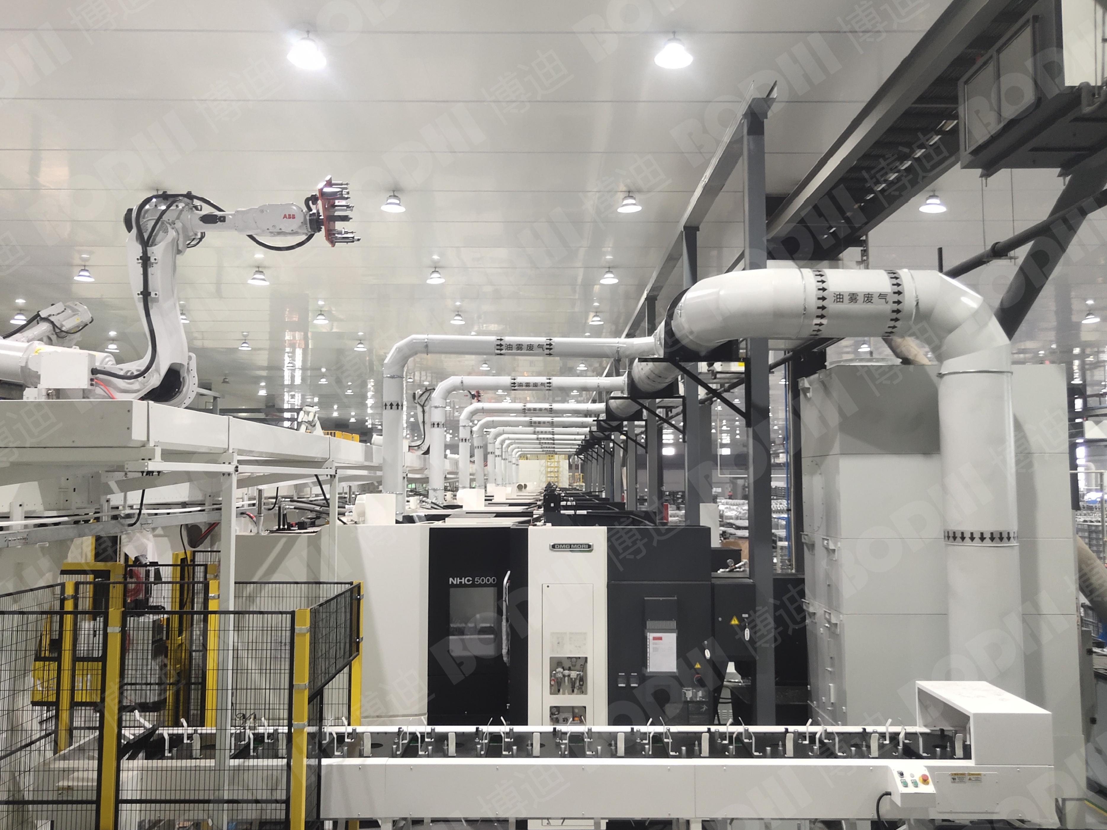 "Black lamp factory" automatic factory oil mist treatment project - iNEWS