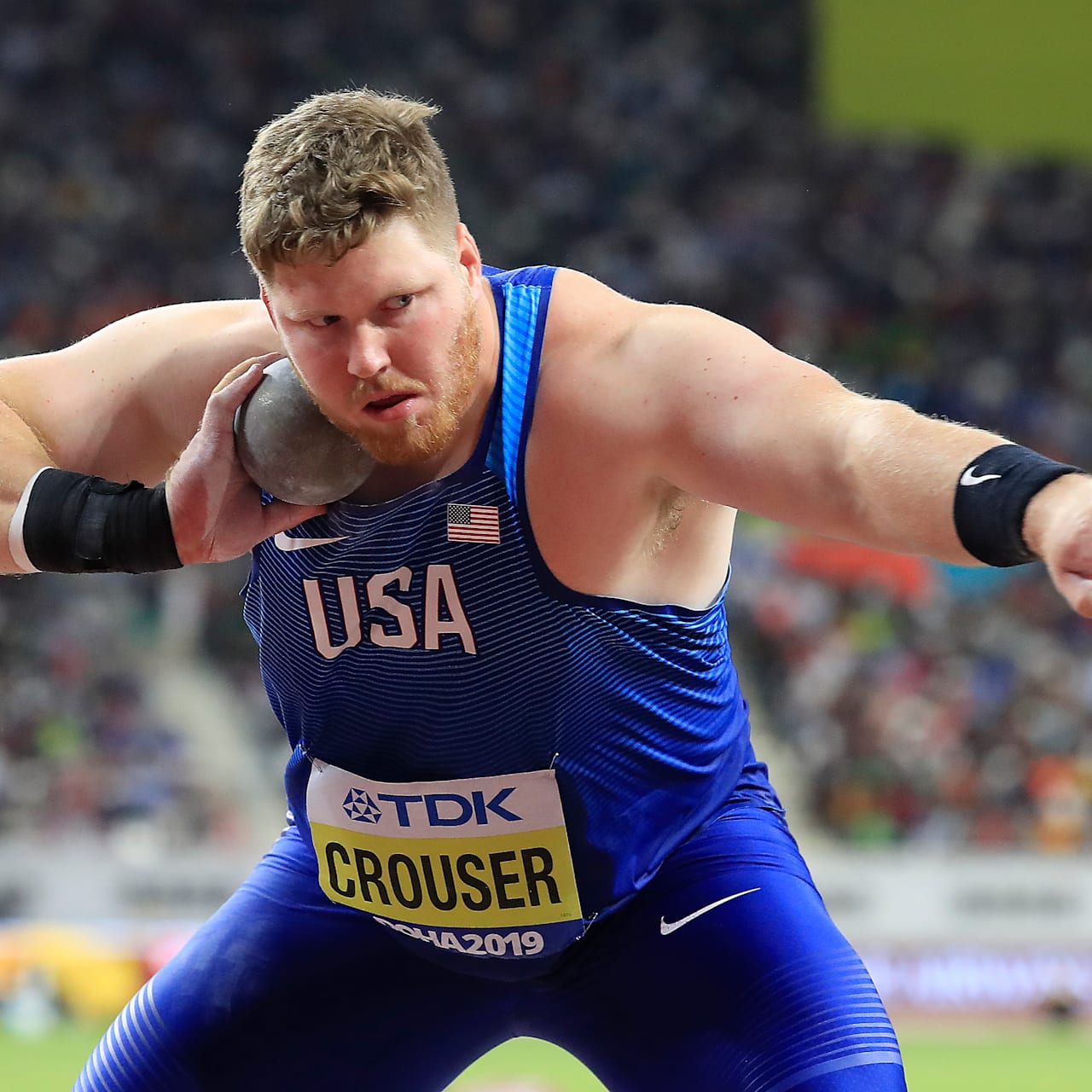23 meters 23!The second man in the history of the men's shot put was ...