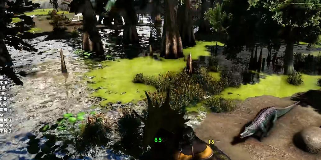 The swamp assassin of "Ark Survival Evolved", it will be very dangerous ...