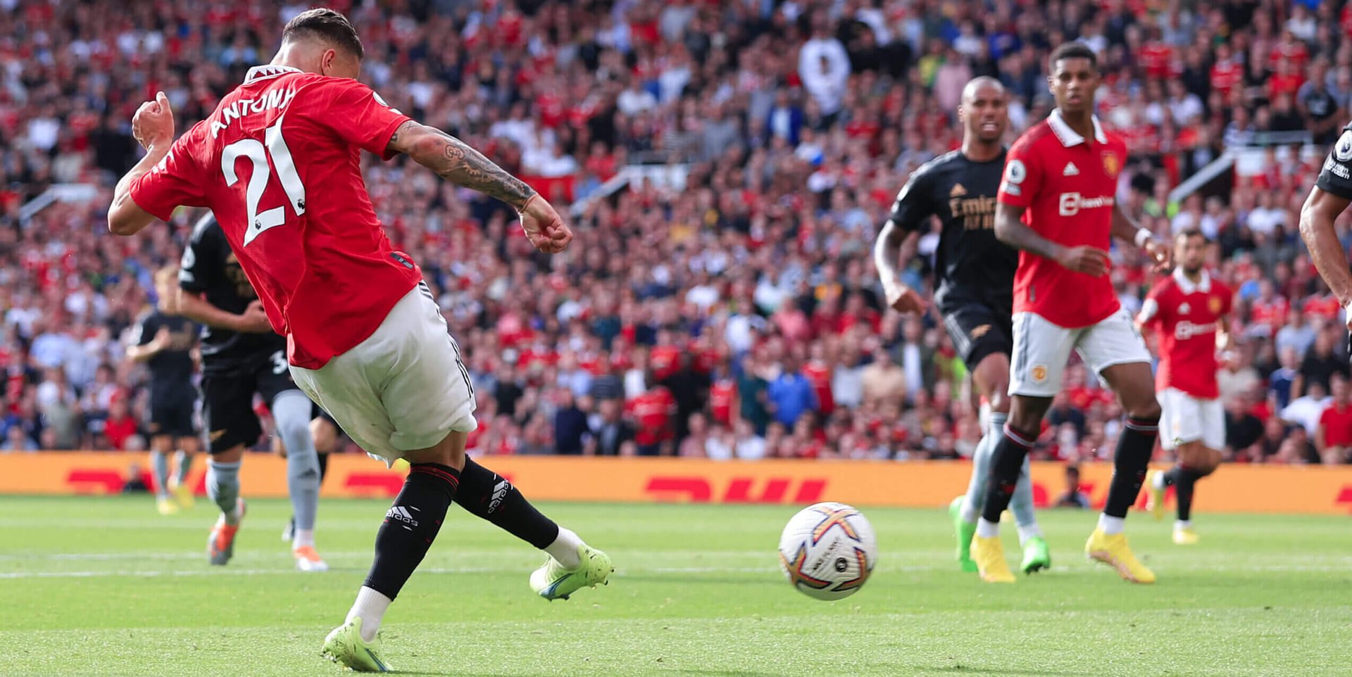 90% of the goals come from the left foot, Anthony's left foot relies on ...