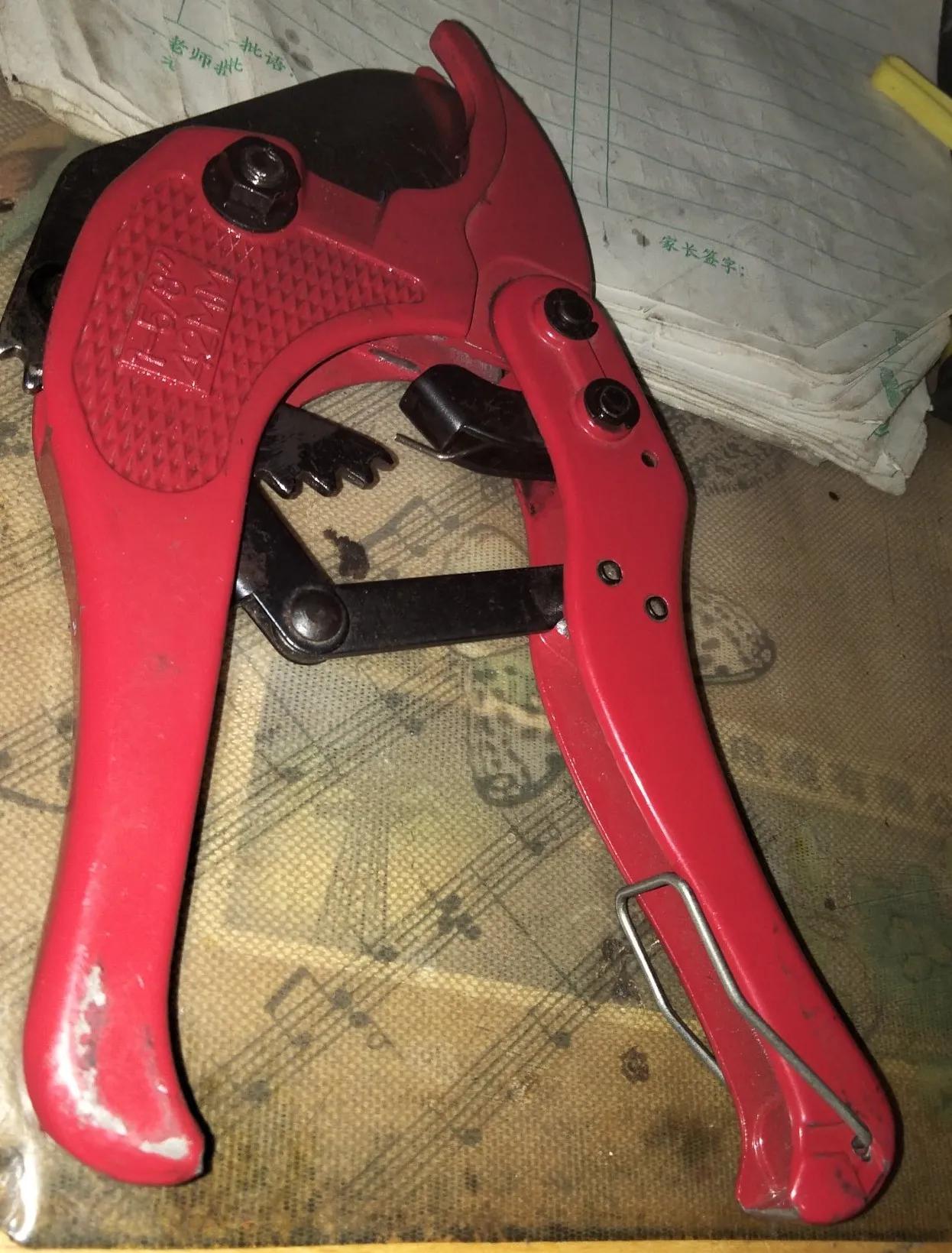 Internal structure of 42mm PPR pipe scissors (without ratchet, blade ...