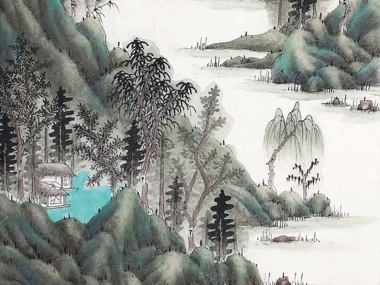 A farewell poem in the late Tang Dynasty, the writing is like Li Bai ...