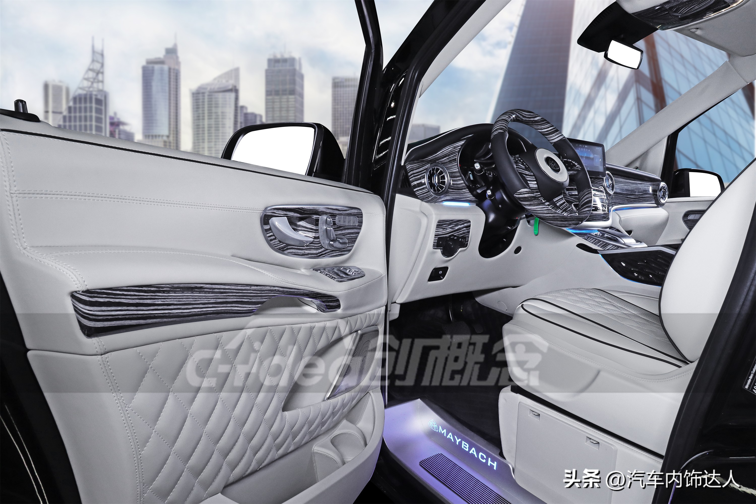 Mercedes-Benz Vito refits luxury airline seats, and the rear row is ...