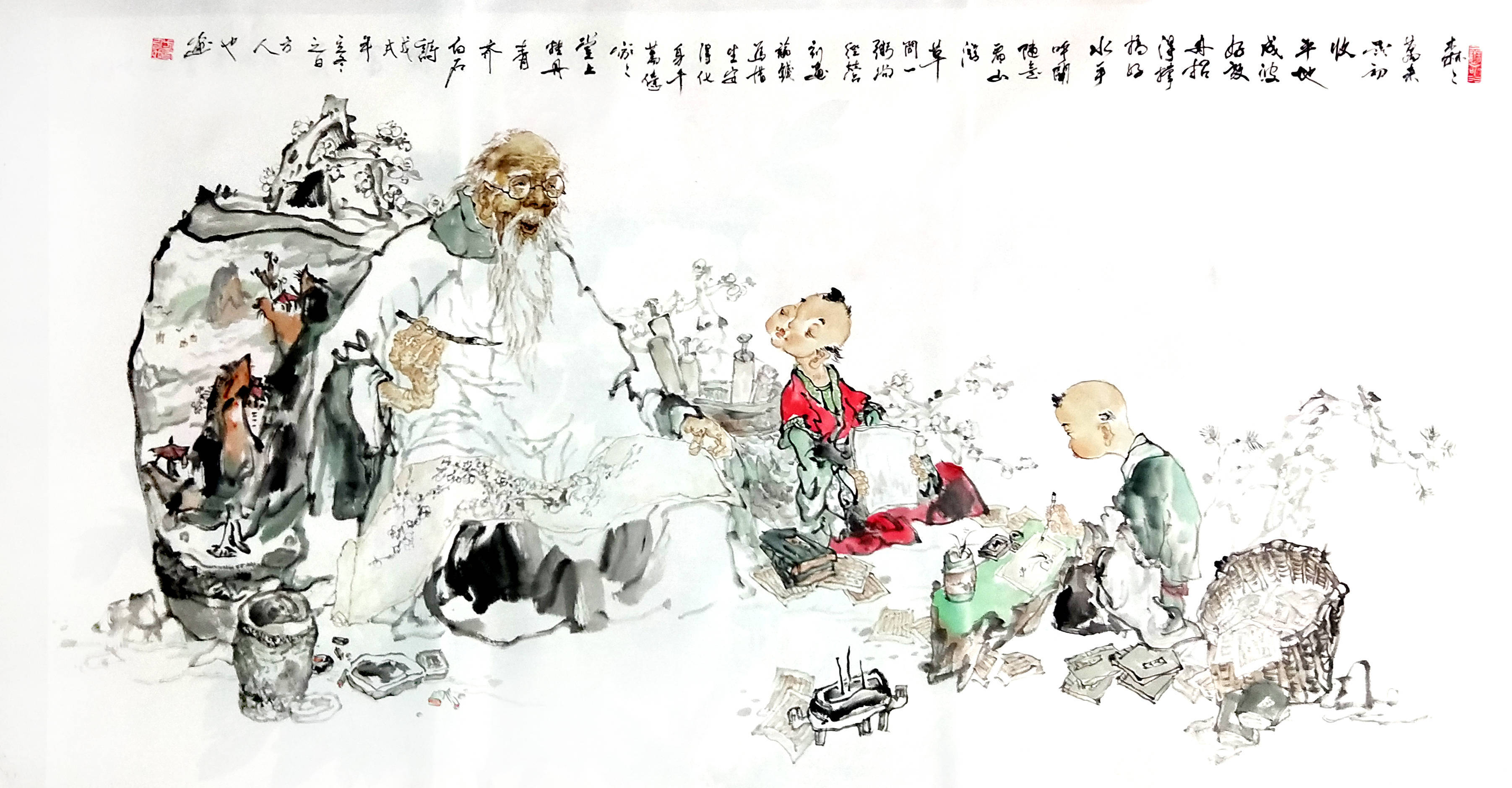"Comment" Fang Ren also deconstructs brush and ink in traditional ...