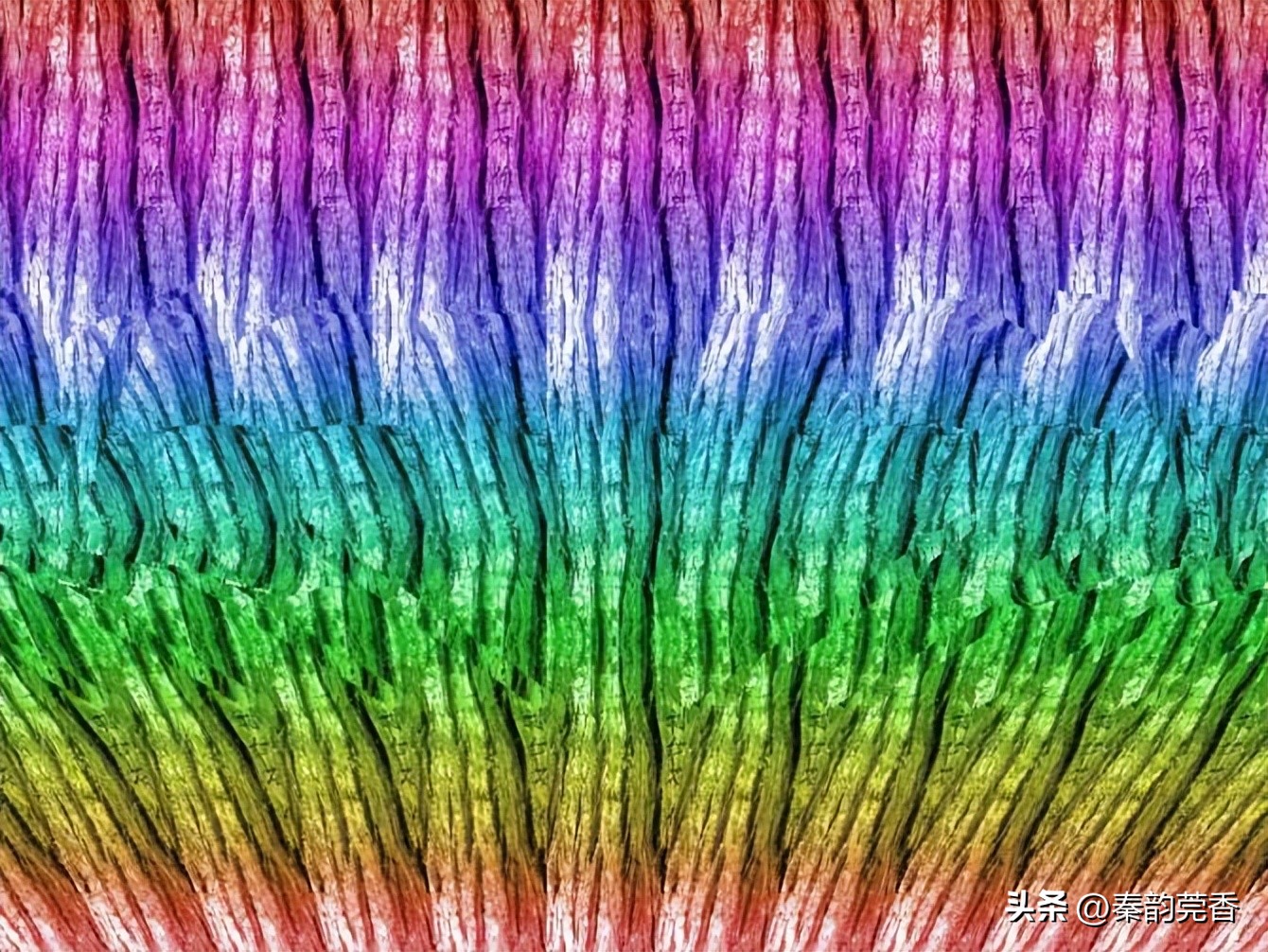 How to see the three-dimensional stereogram?The picture actually hides ...
