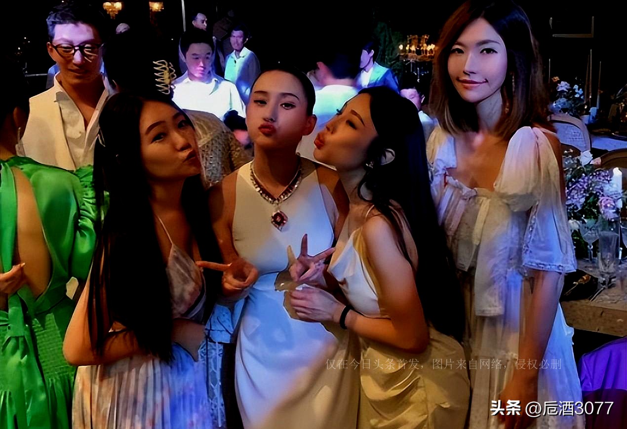 At the gambling king's daughter's wedding, best friends show off their ...