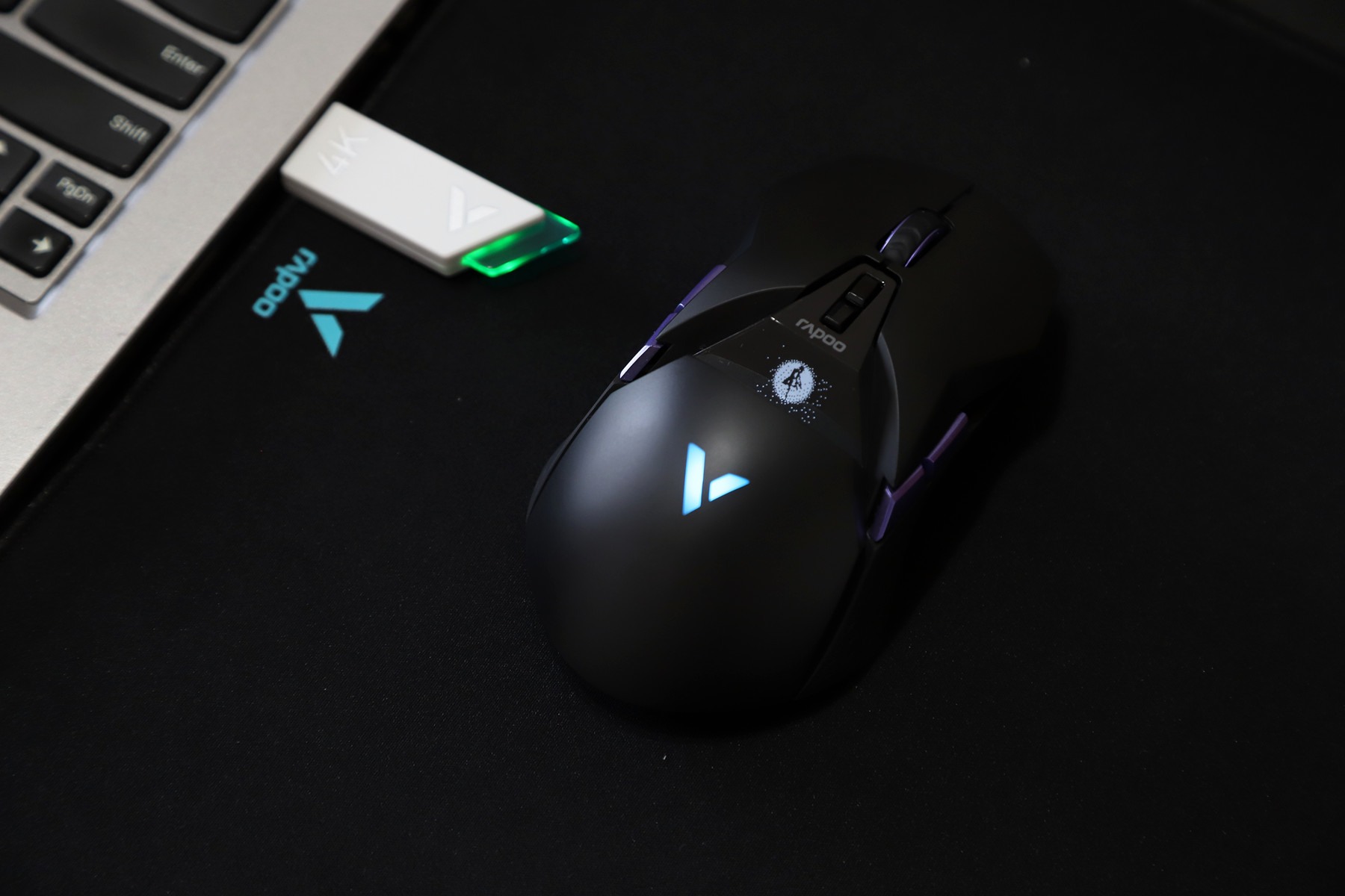 Standard configuration is high configuration, wireless charging with 4K, Rapoo VT950PRO wireless ...