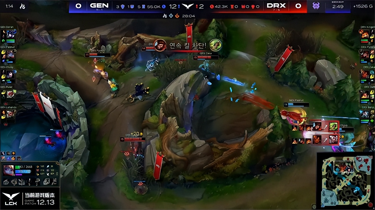 LOL-LCK：Ruler卡莉絲塔無情線殺打穿Deft，GEN 2:0橫掃DRX - 資訊咖