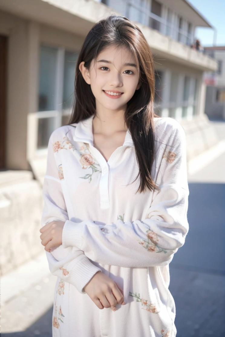 Small fresh beauty portrait photo, pure and lovely girl art photo - iNEWS