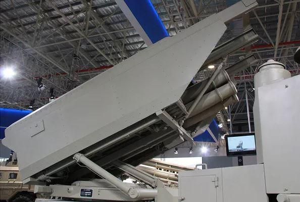 SR5 multi-barrel rocket system, capable of launching 122/220mm and ...