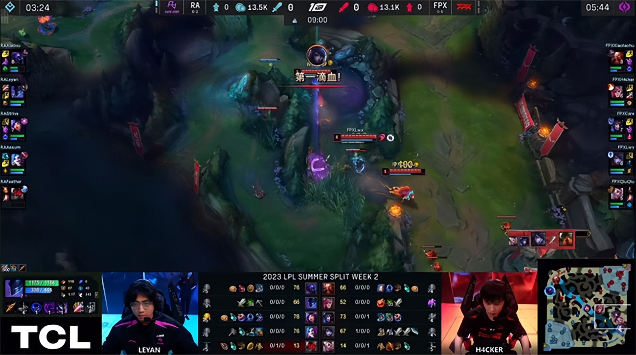 LOL-LPL：Xiaoxu賈克斯反擊風暴眩暈四人，RA 2-0戰勝FPX - 頭條匯