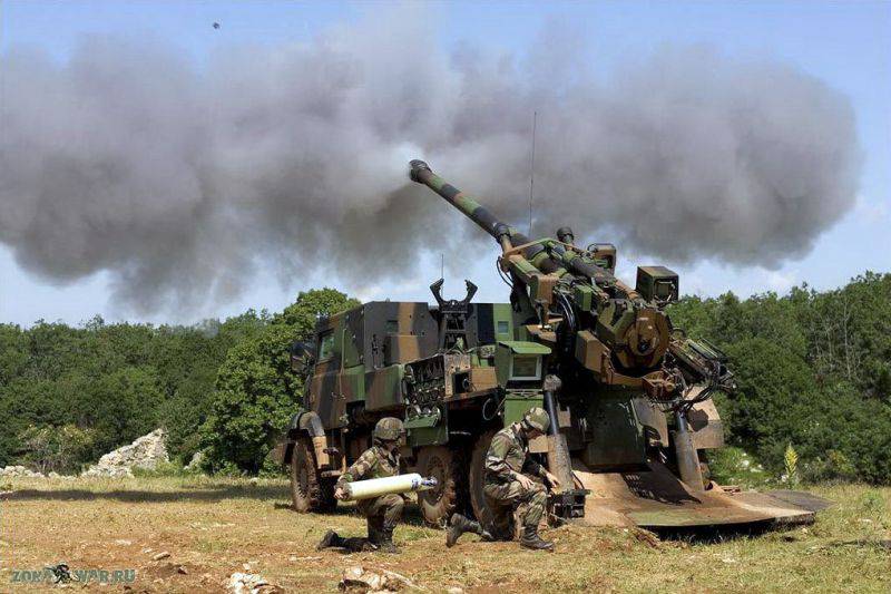 Can French artillery tyrants revive NATO's glory?155mm "Caesar" ultra ...