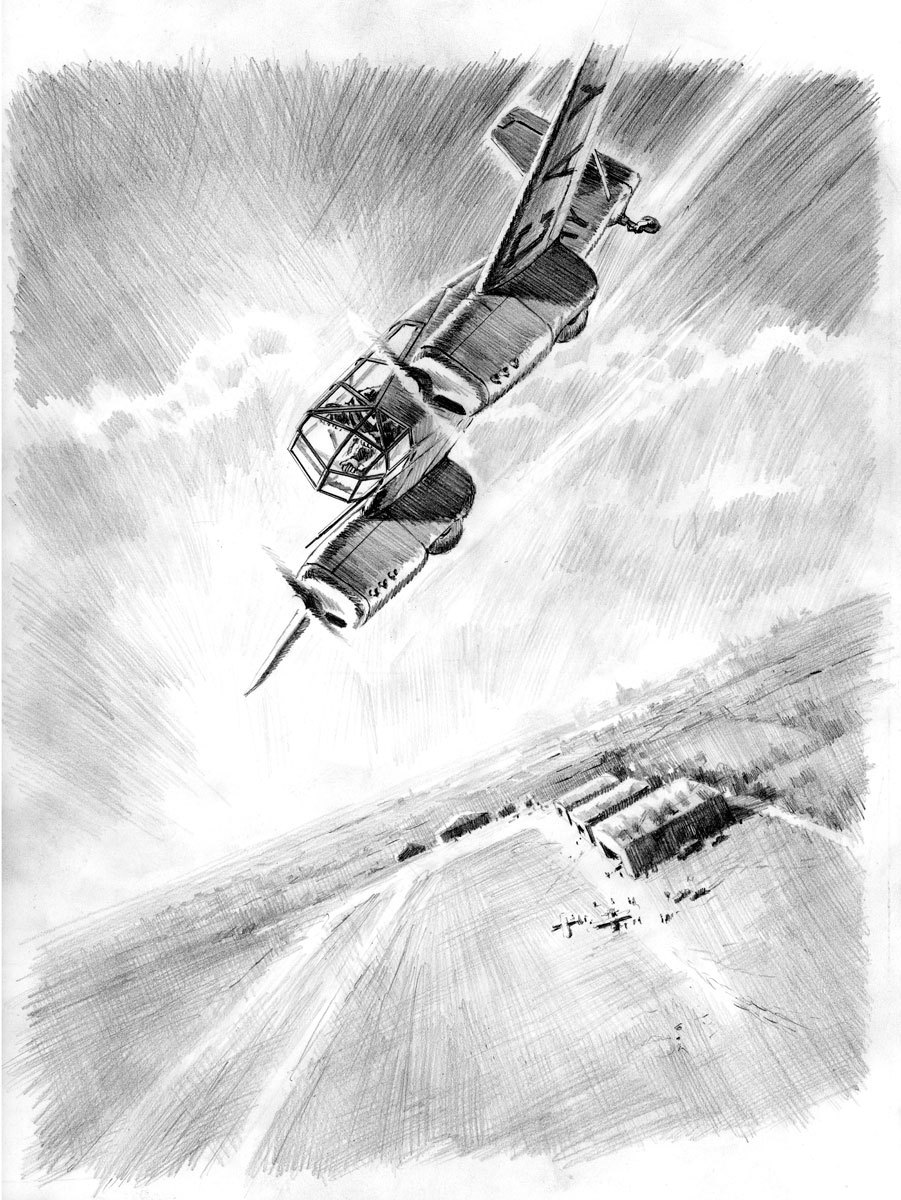 German World War II development of the prone aircraft, Akaflieg Berlin ...