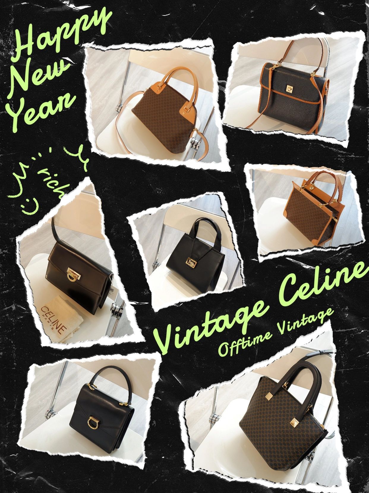 look here! Minimalist fashion retro CELINE! Both - iNEWS